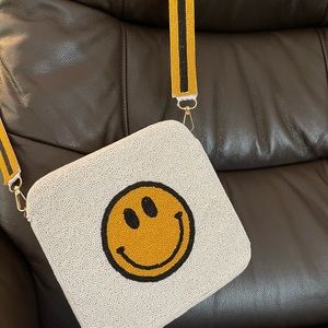 Bags | Smiley Face Beaded Purse With Beaded Purse Strap | Poshmark